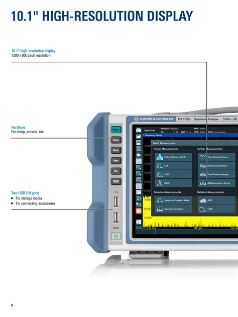 Rands Fpl1000 Rf Spectrum Analyzer 5 Khz To 75 Ghz Rands Fpl1026 Rohde