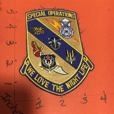Joint Special Operations Command Jsoc Patch We Love The Night Life 1 1