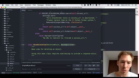 Django Class Based Views Uncorked 1114 Deleteview Youtube
