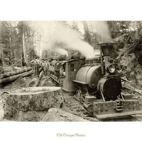 A Small But Mighty Logging Steam Engine Circa 1900