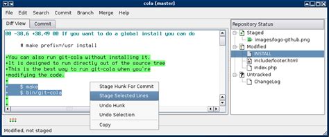 User Interface Git Gui App To Show Detected Renames Stack Overflow