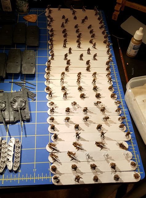 Miniature Ordnance Review Ddr Build Log Progress Infantry And Recon