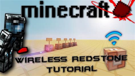 Commandblock Wireless Redstone Tutorial Youtube