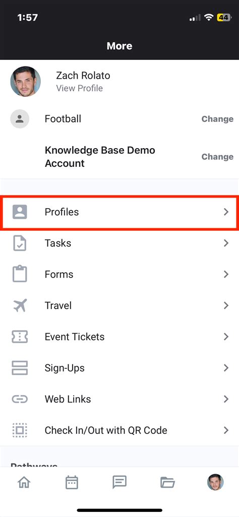 Edit Profile Information