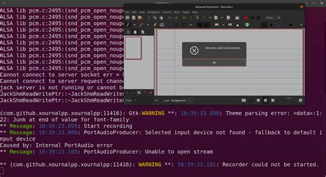 Xournalpp Cannot Start Audio Record Issue Xournalpp Xournalpp Github