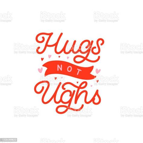 손으로 그린 글자 따옴표입니다 비문 포옹하지 말아요 인사말 카드 포스터 티셔츠 배너 인쇄 초대장을위한 완벽한 디자인 모노라인