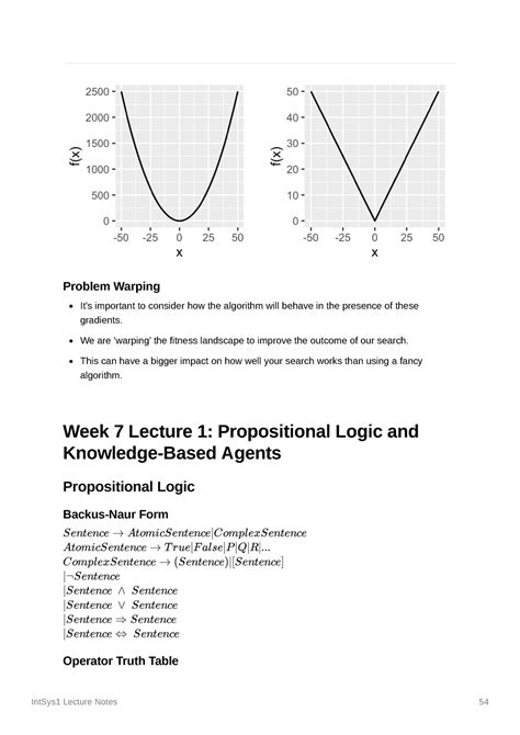 Int Sys 1 Lecture Notes Part 5 Problem Warping Its Important To