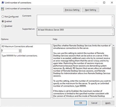 Increase Number Of Remote Desktop Connections In Windows 11