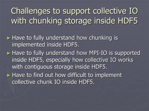 Ppt Hdf5 Collective Chunk Io Powerpoint Presentation Free Download