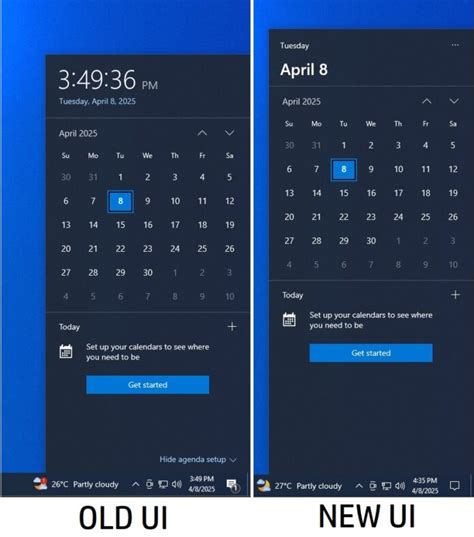 Hands On Windows S Notification Center Finally Has A Clock With Seconds