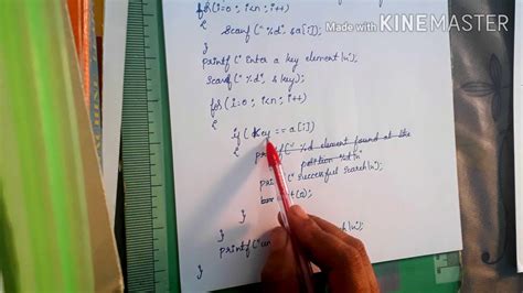 Linear Search Program In C 09 Youtube