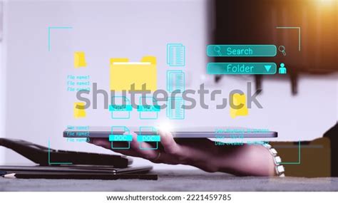 Concept Document Management System Folder Document Stock Photo Shutterstock