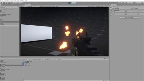 Fps Gun Fire Effect Test Unity Youtube
