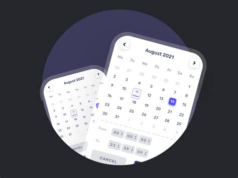 Calendar Ui Design By Karthik Ui On Dribbble