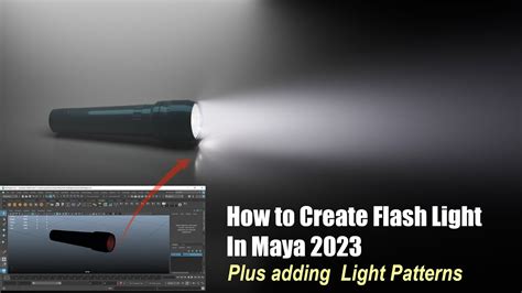 How To Make Flash Light Effect In Maya With Light Pattern And Fog Effect YouTube