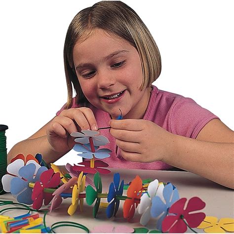 Sands Worldwide Aloha Leis Craft Kit 24 Pack Gp1173 Image 1