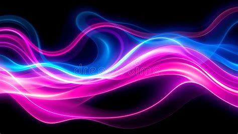 3d Abstract Wave Of Light And Color Data Points Perfect For Technology