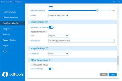 configure emails pdftools developer documentation