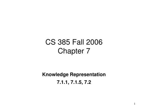 Ppt Cs 385 Fall 2006 Chapter 7 Powerpoint Presentation Free Download Id4036456
