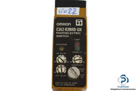 Omron E3a2 R3m4d Gn Retroreflective Sensor Platinum International