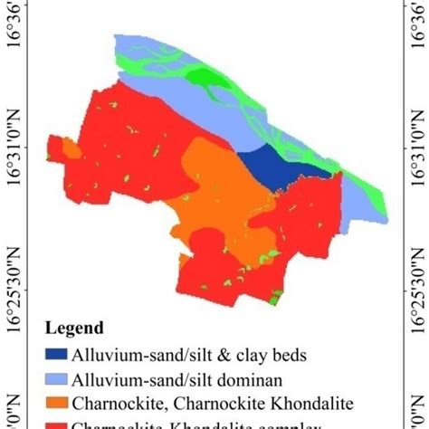 Geologic Map Of The Amaravati Region After Reddy Et Al 2020 Download Scientific Diagram