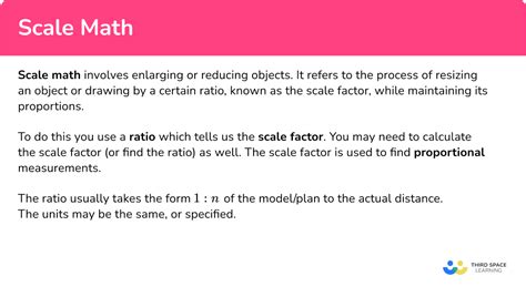 Scale Math Math Steps Examples And Questions