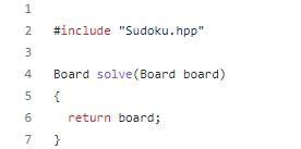 Solved What Is A C Program That Can Solve Sudoku There Is Chegg