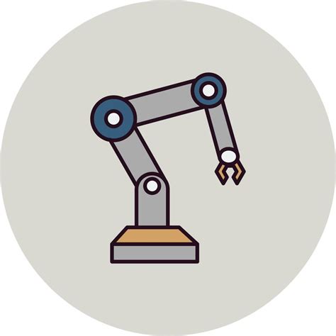 Robot Arm Vector Icon 19569964 Vector Art At Vecteezy
