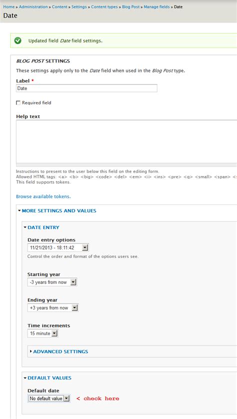 datetime date field prepopulate off drupal answers