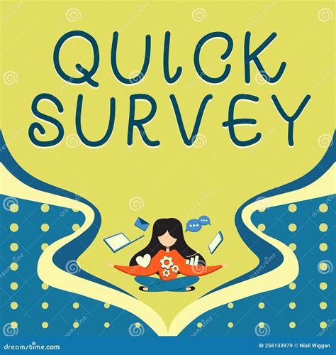 Text Sign Showing Quick Survey Word Written On Conduct Fast Check On Condition Value Situation