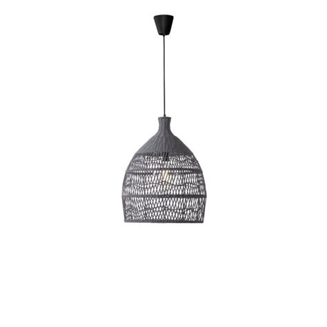 Nova Luce Destin 1 Light Grey Dome Pendant Uk