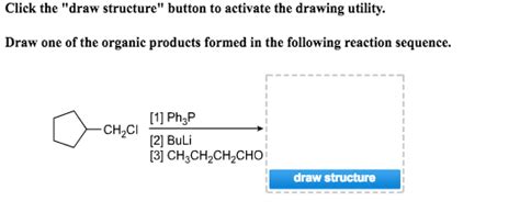 solved click the draw structure button to activate the