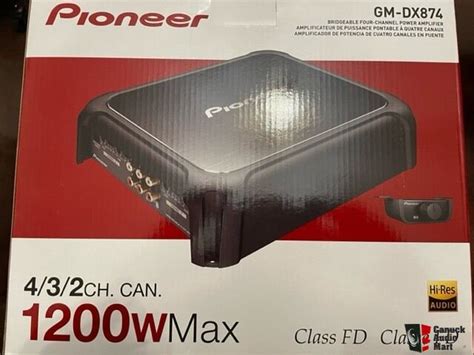Pioneer GM-DX874 - 1200w 4/3/2 Car Amplifier For Sale - Canuck Audio Mart