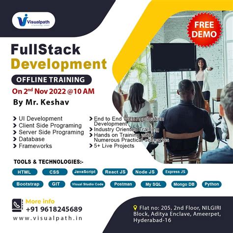 Fullstack Development Offline Training Free Demo Rwebdeveloper