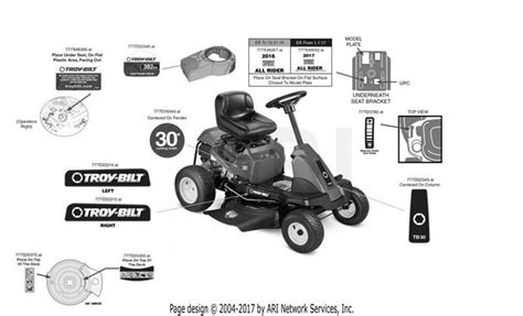 Troy Bilt Tb30 Parts Diagram