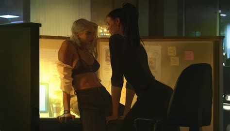 Rule 34 2d 2girls Ashe Overwatch Black Bra Black Clothing Black