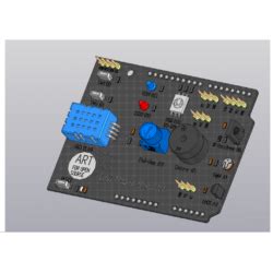 Плата расширение Easy module shield Чертежи 3D Модели Проекты Приборостроение