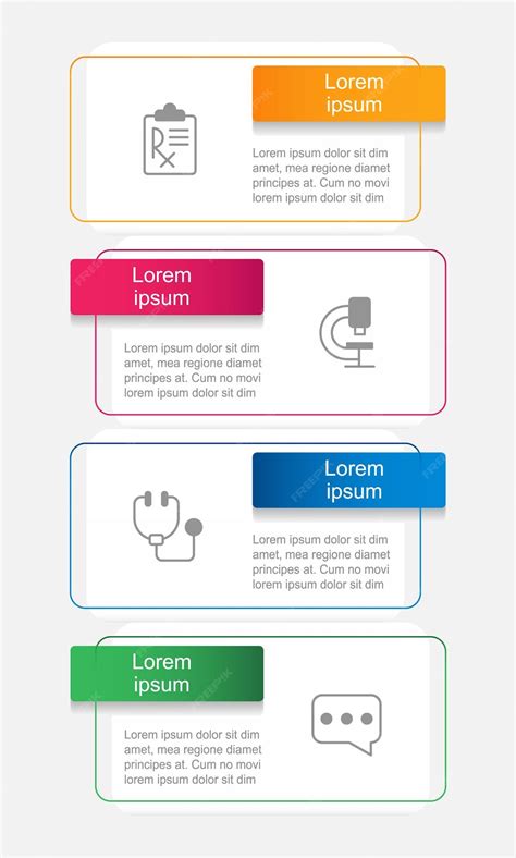 Premium Vector Health Checkup At Clinic Infographic Chart Design Template