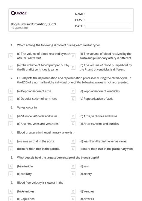 50 Fluids Worksheets For 11th Class On Quizizz Free And Printable