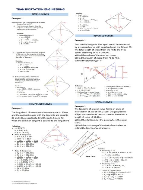 Highway Engineering Notes Pdf Traffic Speed