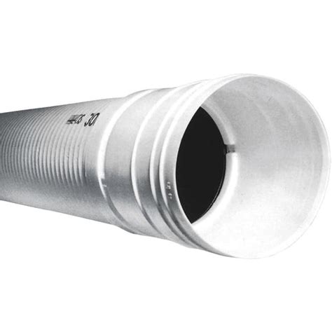 Advanced Basement 4 In X 10 Ft Hdpe Solid Sewage And Drainage Pipe