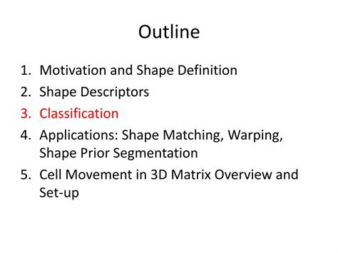 Pdf Shape Classification And Cell Movement In 3d Matrix Classification And Cell Movement