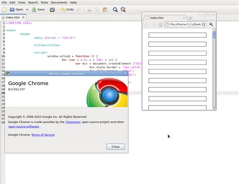 Javascript Createelement Not Working In Chrome Stack Overflow