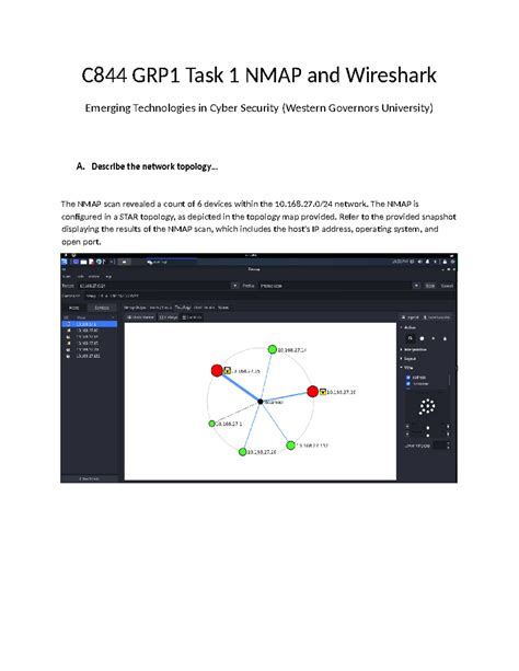 C Task NMAP And Wireshark Revision C GRP Task NMAP And Wireshark Emerging Studocu