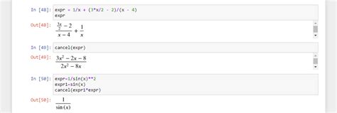 Sympy в Python — математические символы функции и уравнения