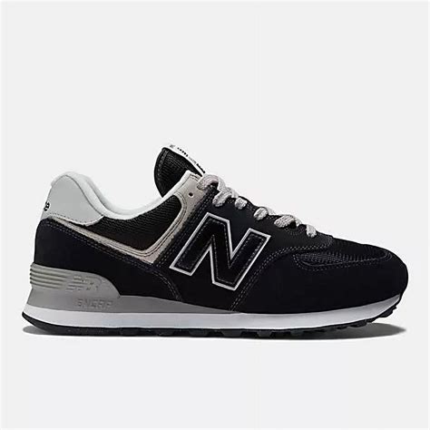 New Balance Ml574evb Mens 574 Core Sneaker Blackwhite