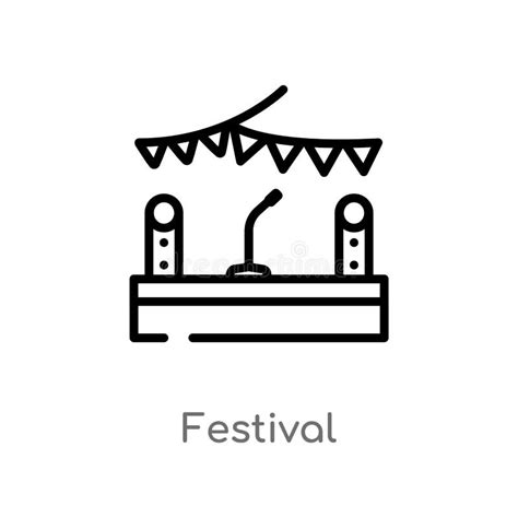 Outline Arcade Game Vector Icon Isolated Black Simple Line Element Illustration From