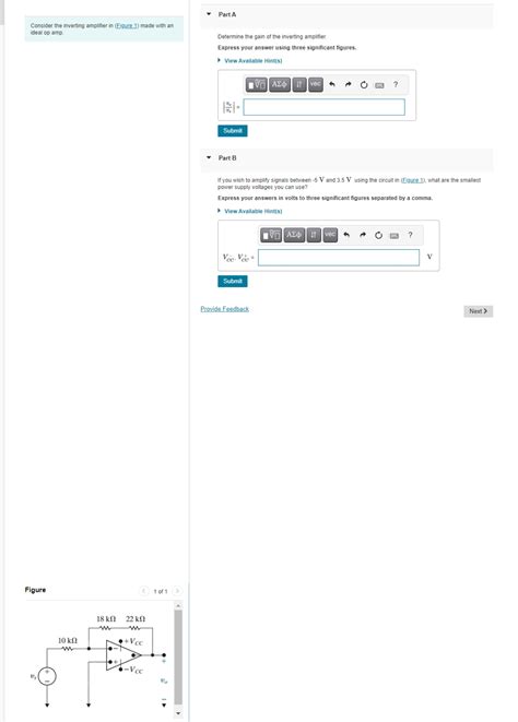 Solved Consider The Inverting Amplifier In Figure Made Chegg