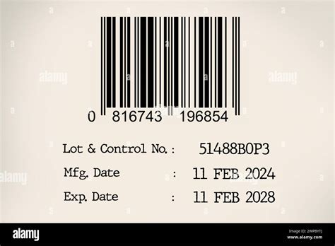 Expiry Date Label Hi Res Stock Photography And Images Alamy