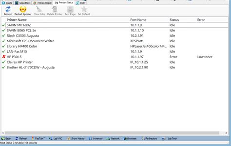 Labtech Plugin Printer Status Squatting Dog Development
